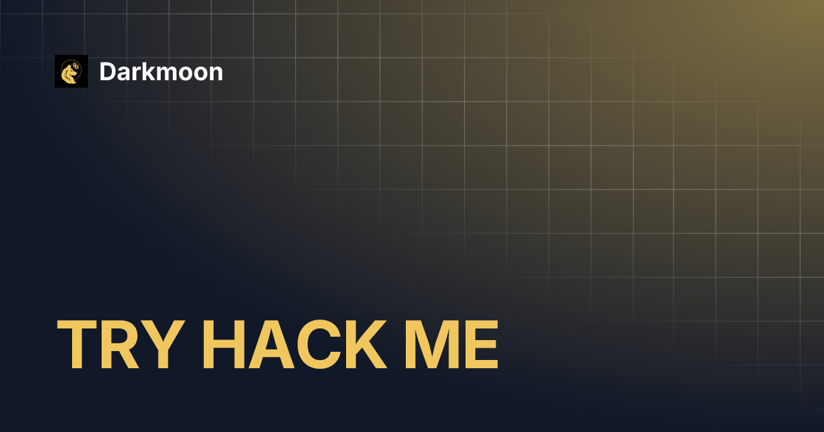 TRY HACK ME | Darkmoon